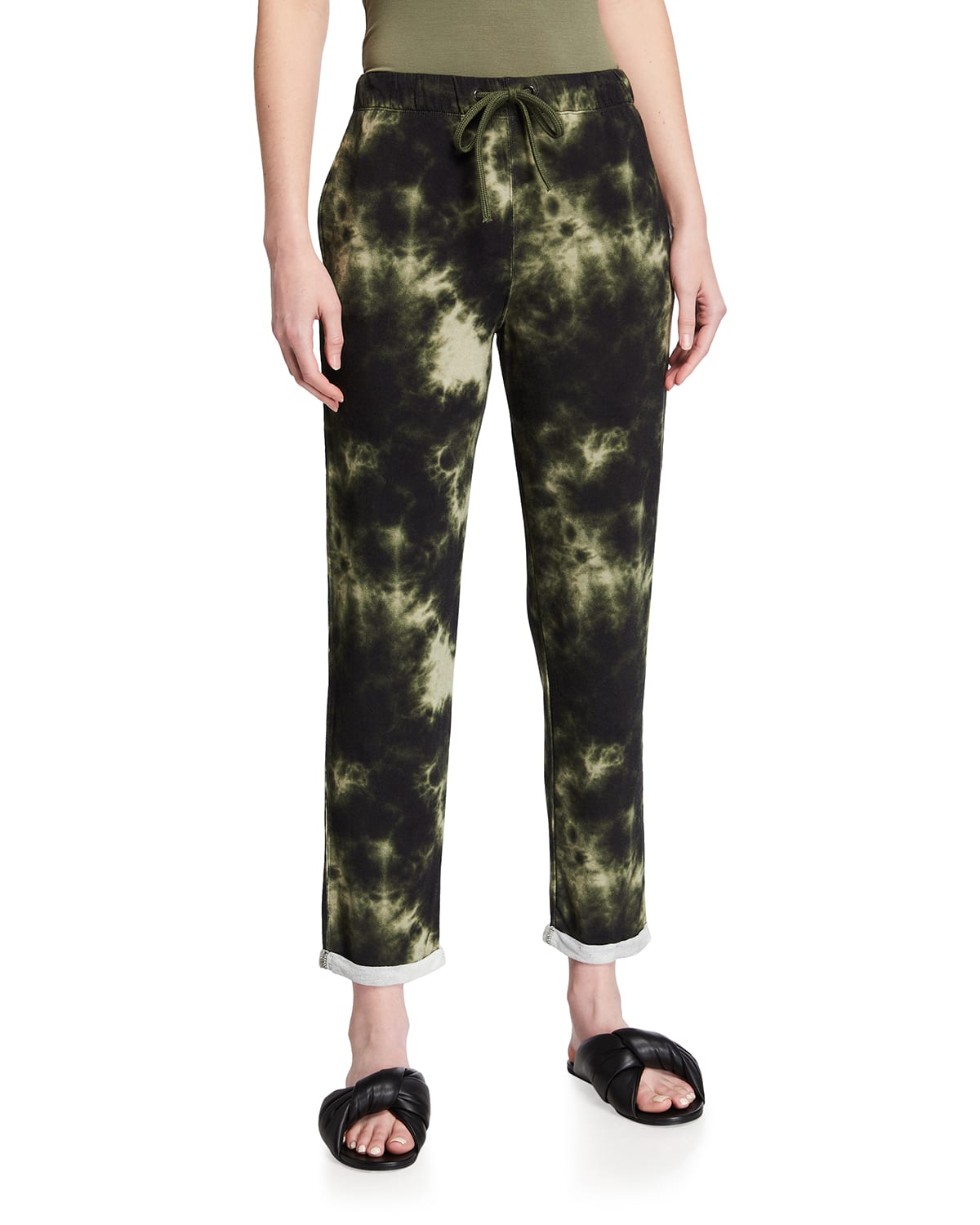 Majestic Filatures French Terry Tie-Dye Drawstring Pants | Neiman Marcus