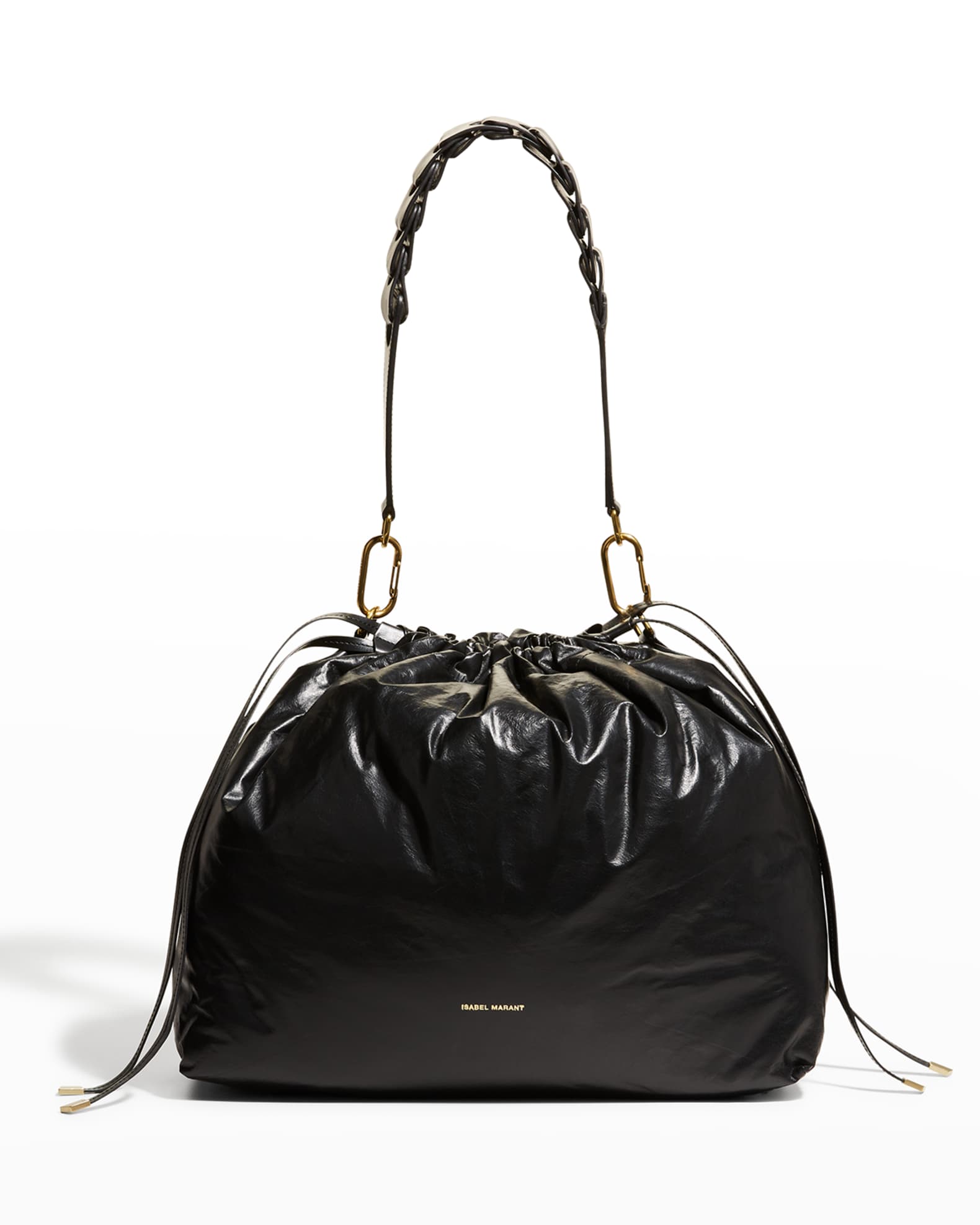 Isabel Marant Baggara Puffy Drawstring Shoulder Bag | Neiman Marcus