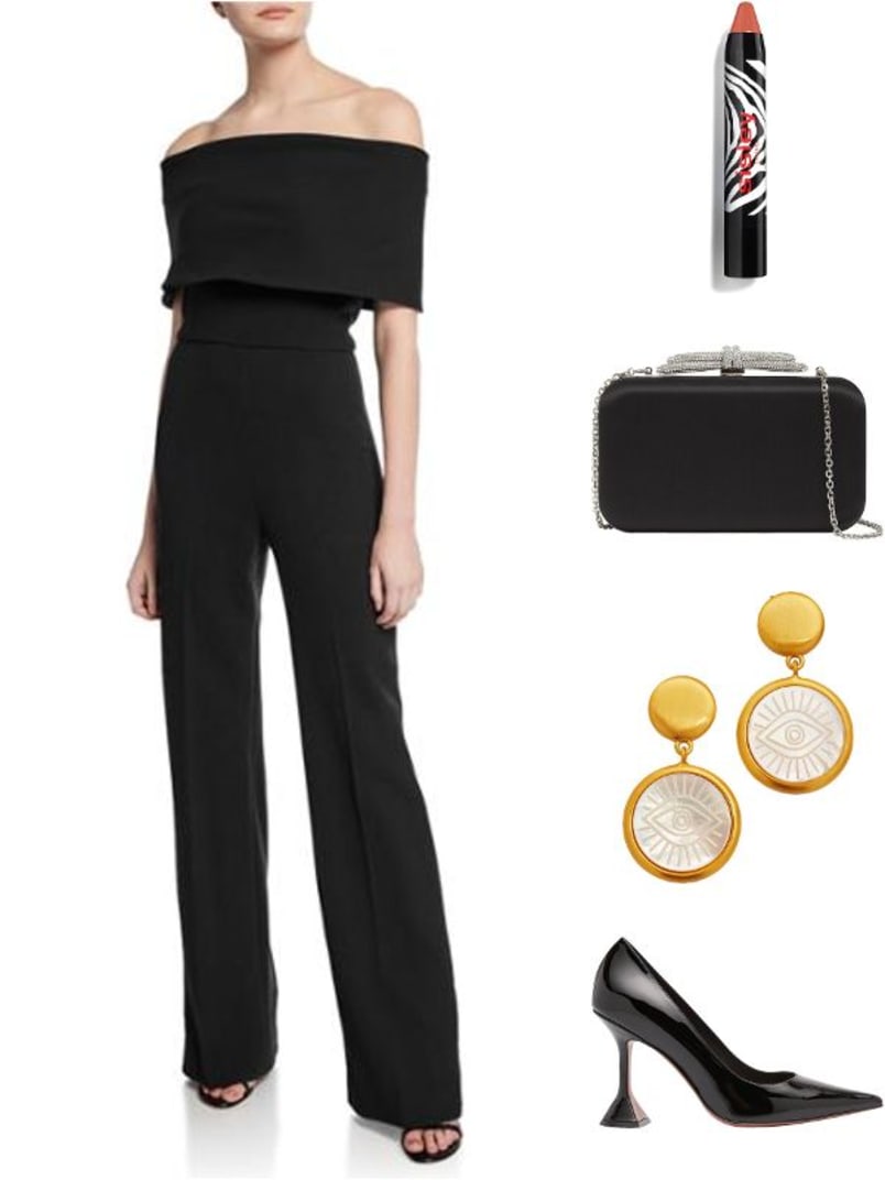 Amina Muaddi Ami Patent Leather Pedestal Pumps | Neiman Marcus