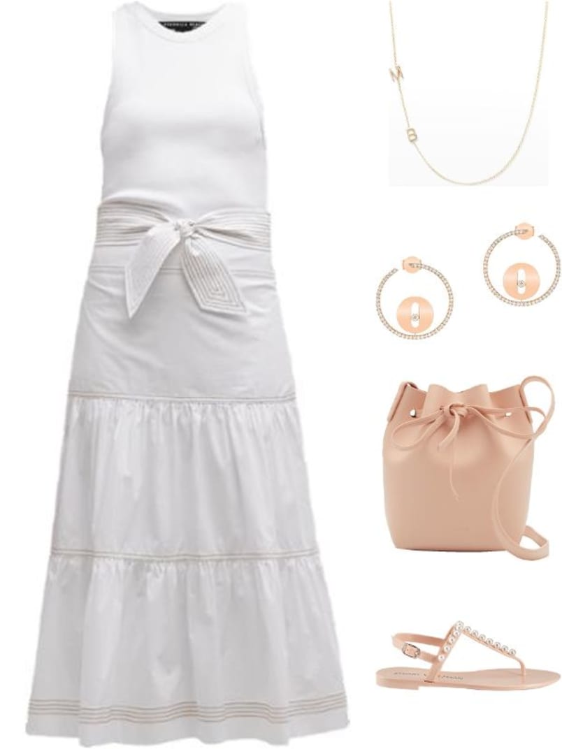 Maya Brenner Designs Mini 2-Letter Personalized Necklace, 14k Yellow ...