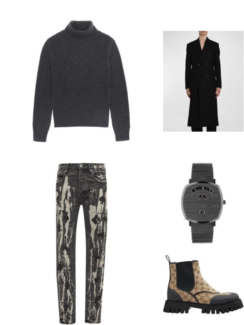 Gucci Men's Novo GG Canvas Chelsea Boots | Neiman Marcus