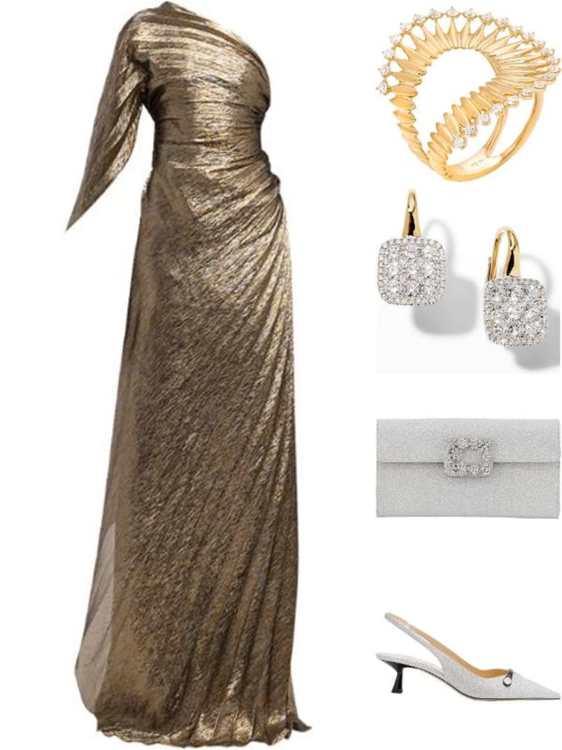Hueb 18K Tribal Yellow Gold Ring with VS/GH Diamonds | Neiman Marcus