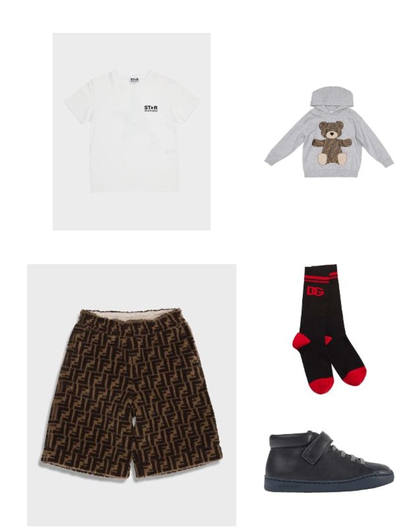 Fendi Kid's FF Graphic Bear Sweatshirt, Size 8-14 | Neiman Marcus