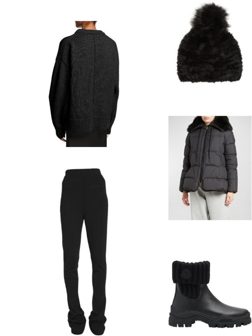 Off-White Arrow Ribbed Wool Beanie | Neiman Marcus