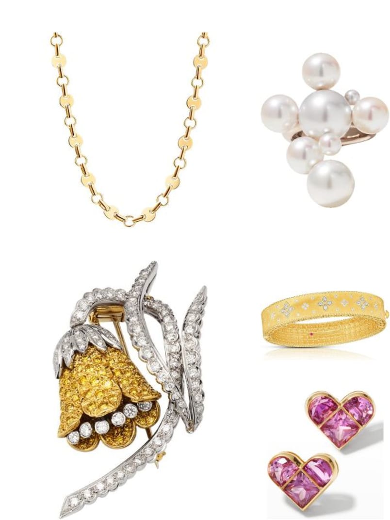 Assael South Sea 2-Pearl and Akoya 6-Pearl Ring | Neiman Marcus