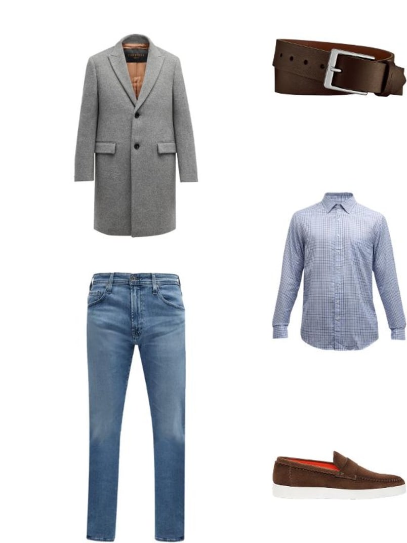 Shinola Men's Lightning Bolt Leather Belt | Neiman Marcus