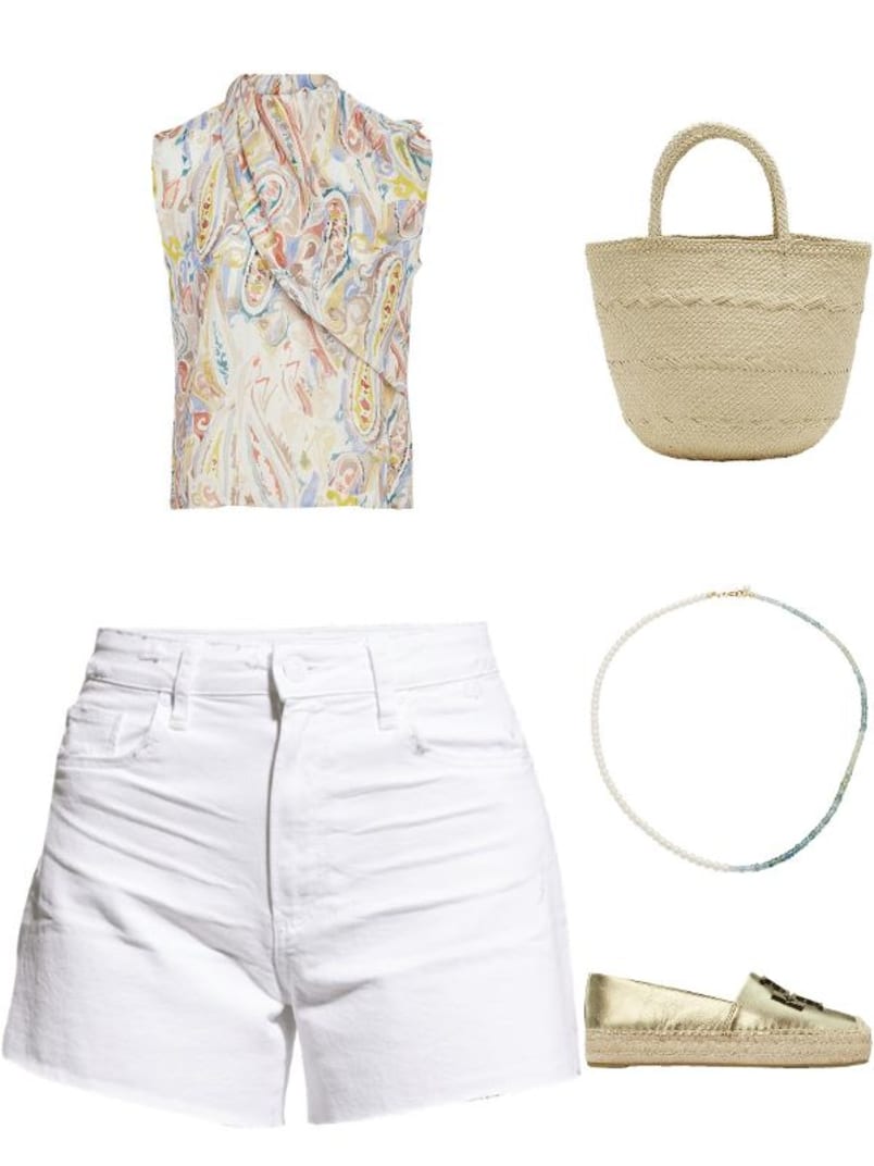 POPPY FINCH Split Freshwater Pearl and Sapphire Beaded Necklace ...