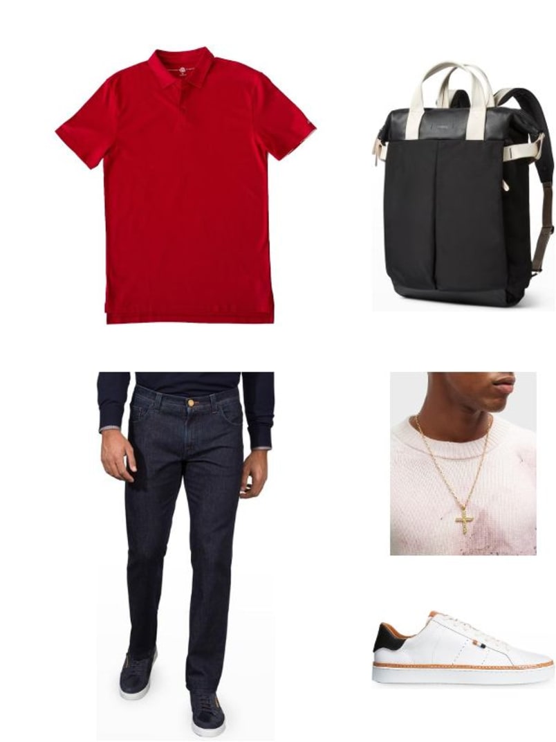 Allen Edmonds Men's Alpha Low-Top Leather Sneakers | Neiman Marcus