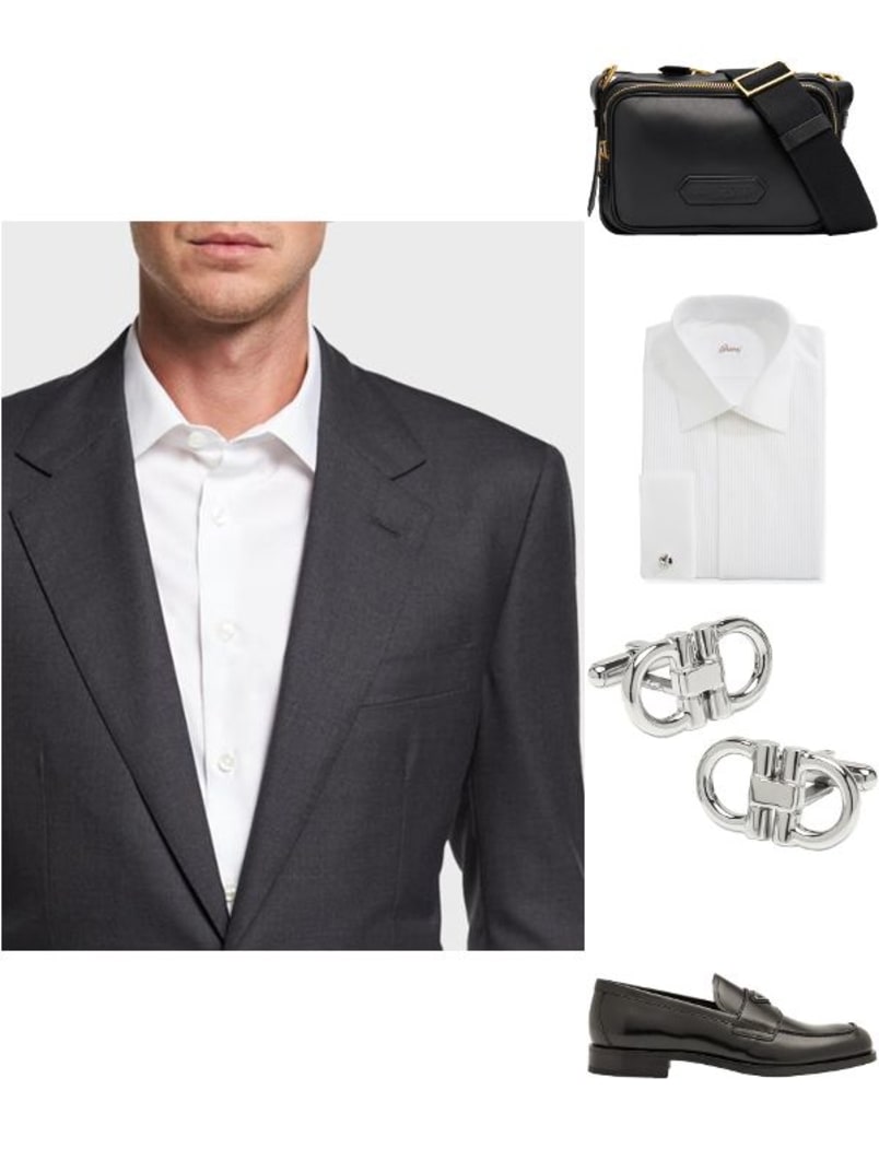 Stefano Ricci Men's Two-Piece Solid Wool Suit | Neiman Marcus