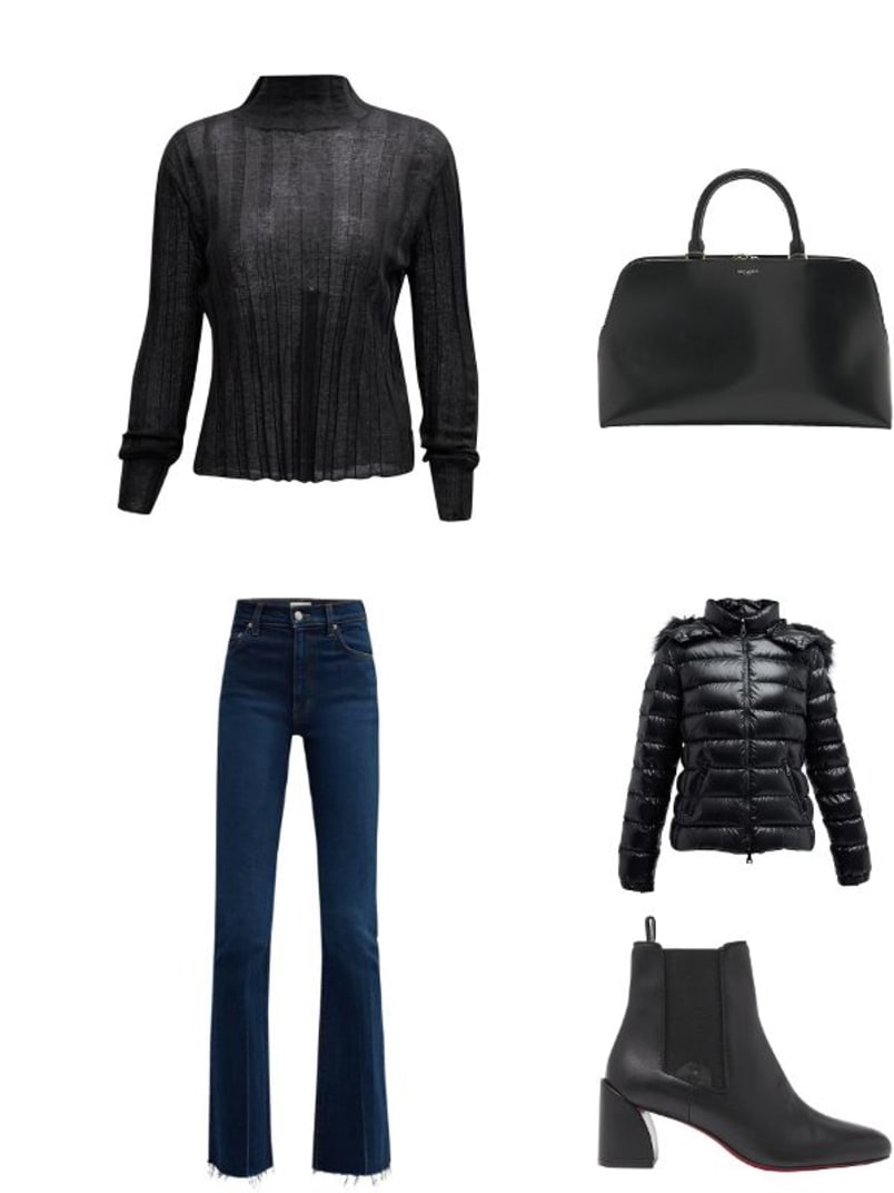 Saint Laurent Sac De Jour Doctor Top-Handle Bag in Smooth Leather ...