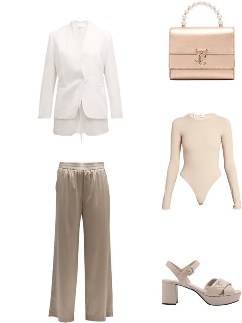 Brunello Cucinelli Linen-Blend Blazer Jacket with Crispy Organza ...