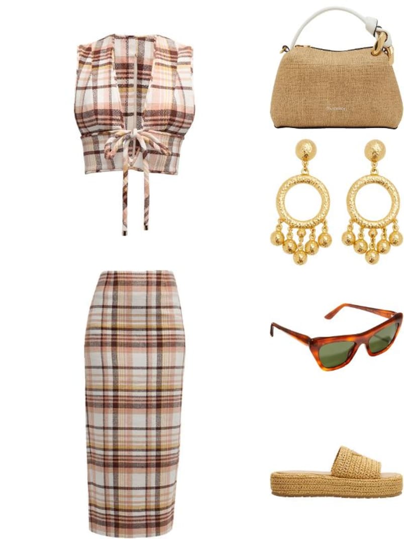 Prada Raffia Single-Band Platform Slides | Neiman Marcus