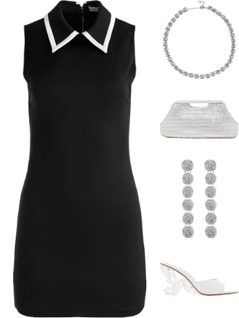 Alice + Olivia Wynell Collared Mini Dress | Neiman Marcus