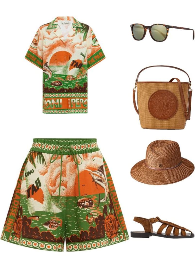 Maison Michel Virginie Iconic Straw Fedora | Neiman Marcus