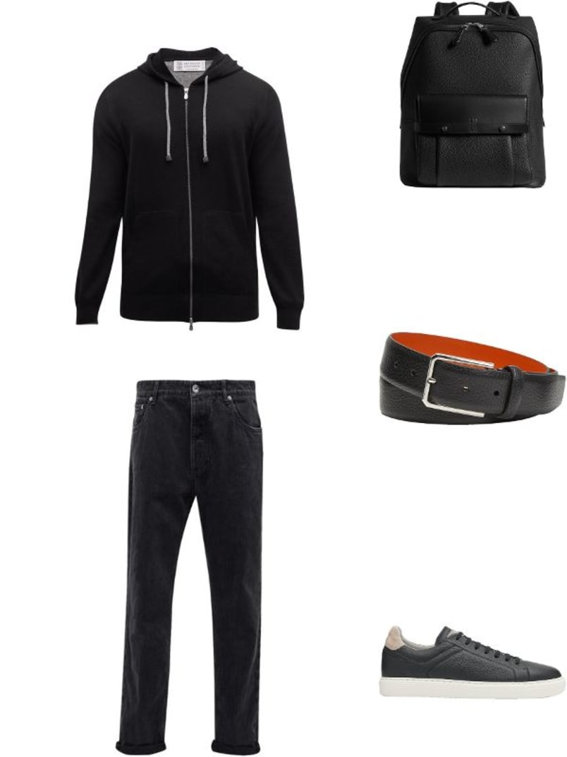 dunhill Men'a 1893 Harness Leather Backpack | Neiman Marcus