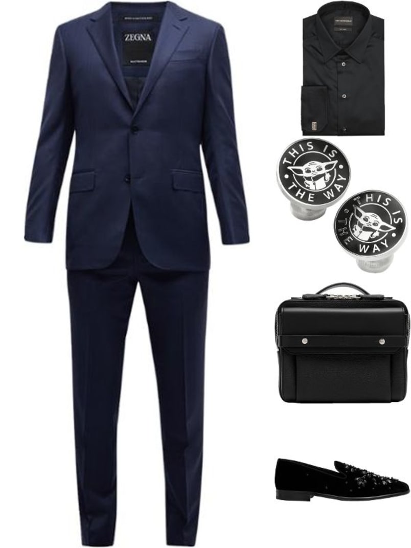 ZEGNA Men's Plaid Wool Suit | Neiman Marcus