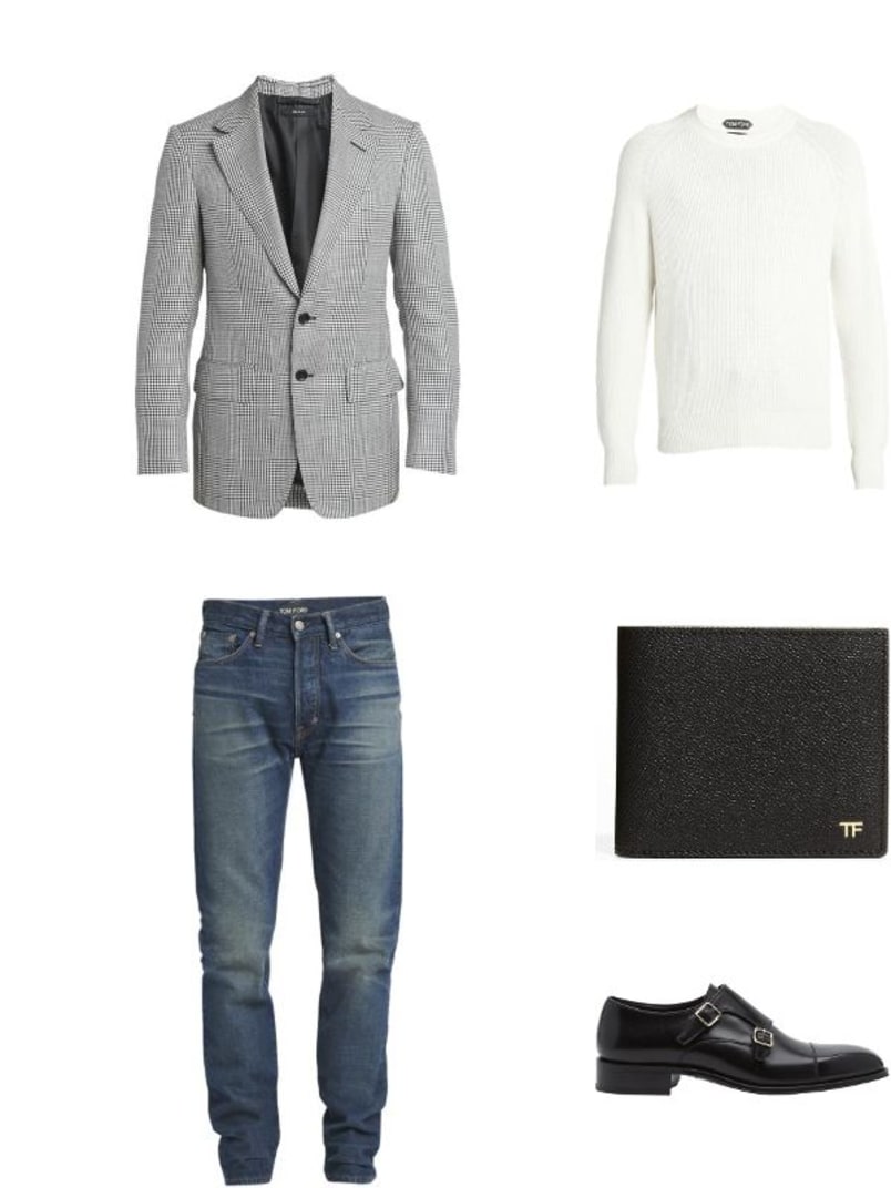 TOM FORD Men's Claydon Leather Double-Monk Strap Loafers | Neiman Marcus