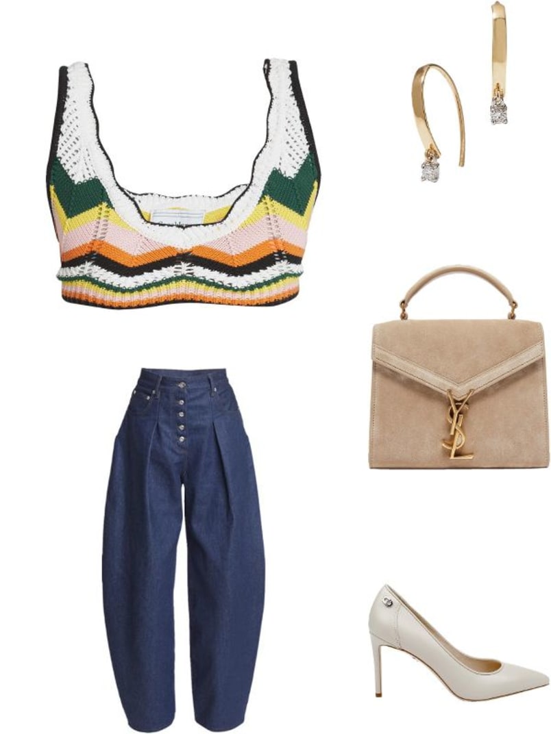 Saint Laurent Cassandra Mini YSL Top-Handle Crossbody Bag in Suede ...