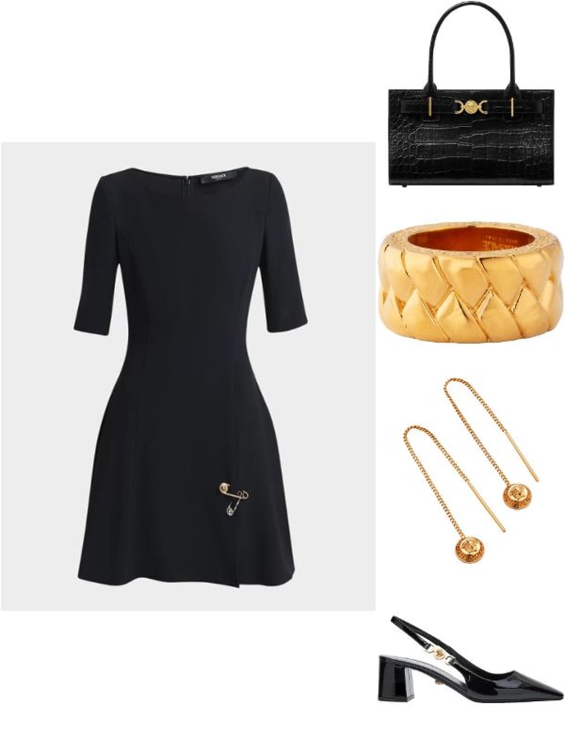 Versace Medusa Patent Slingback Pumps | Neiman Marcus