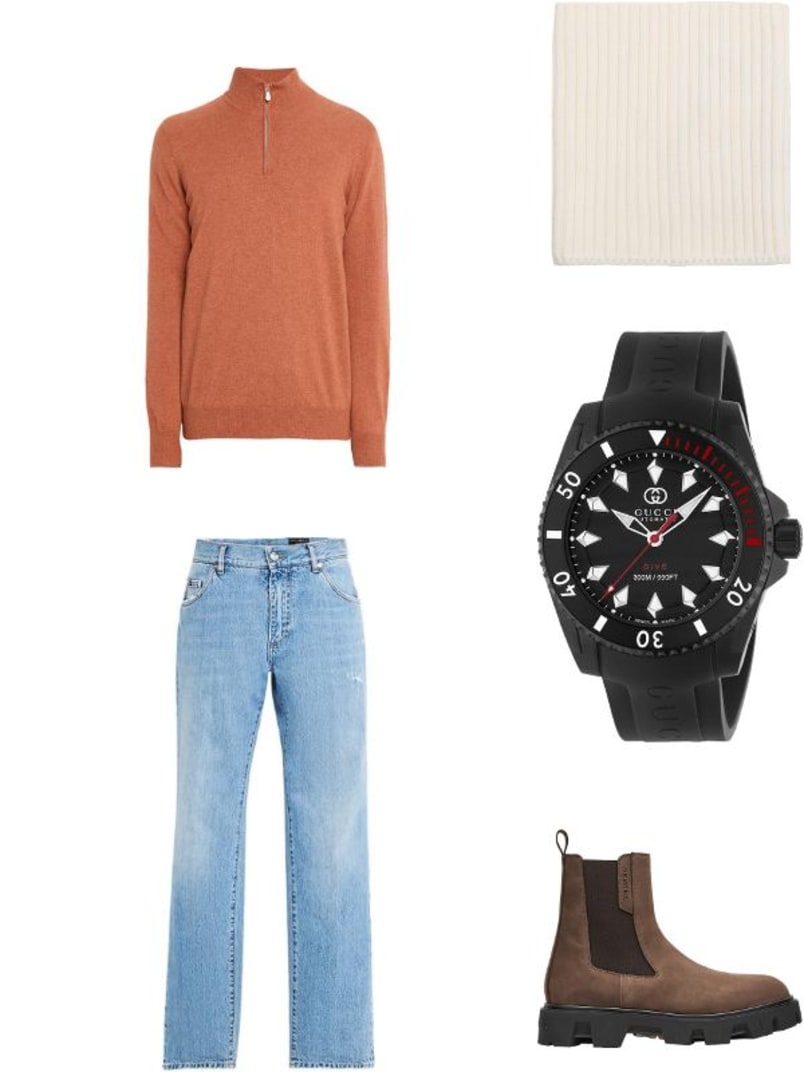 Moncler Men's Wool Neck Warmer | Neiman Marcus