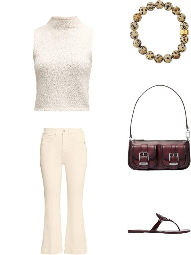 MICHAEL Michael Kors Zoe Small Faded Leather Pouchette Shoulder Bag ...