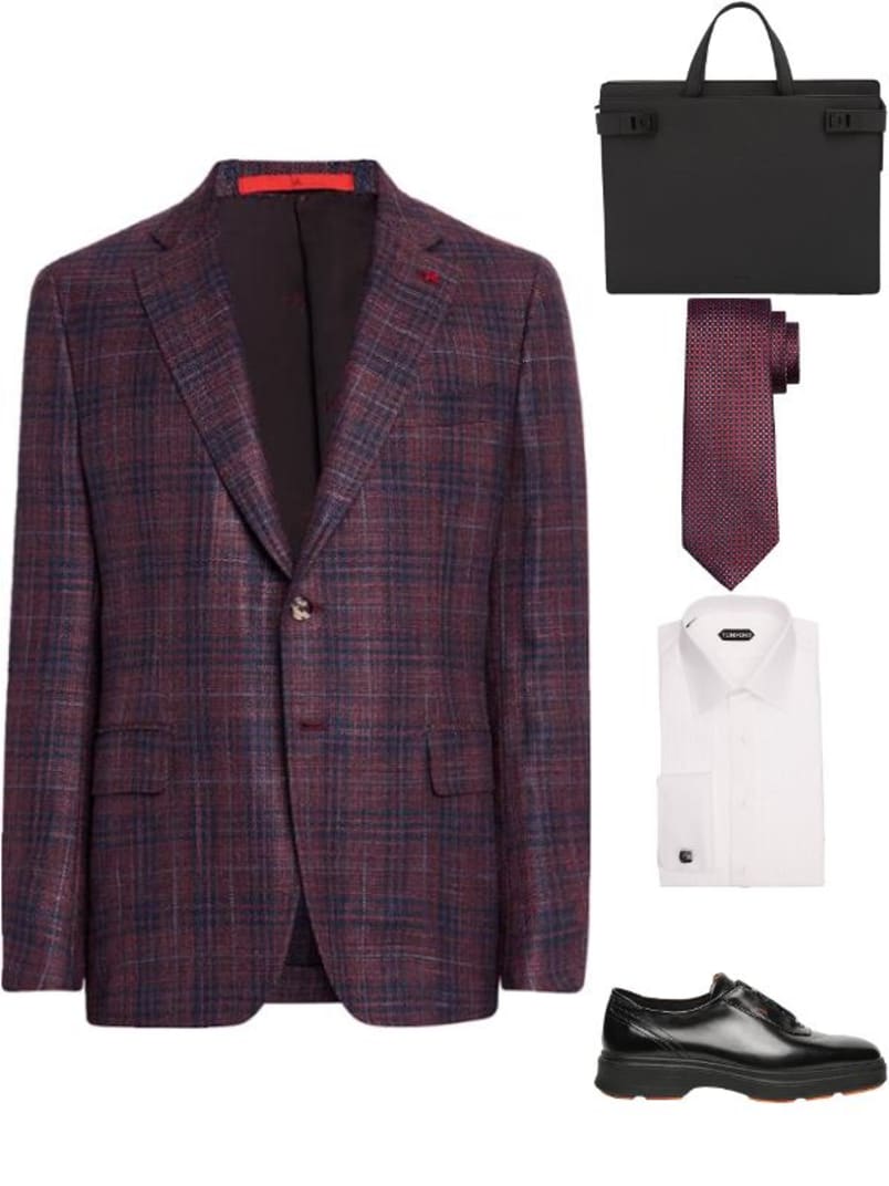 Canali Men's Neat Jacquard Silk Tie | Neiman Marcus