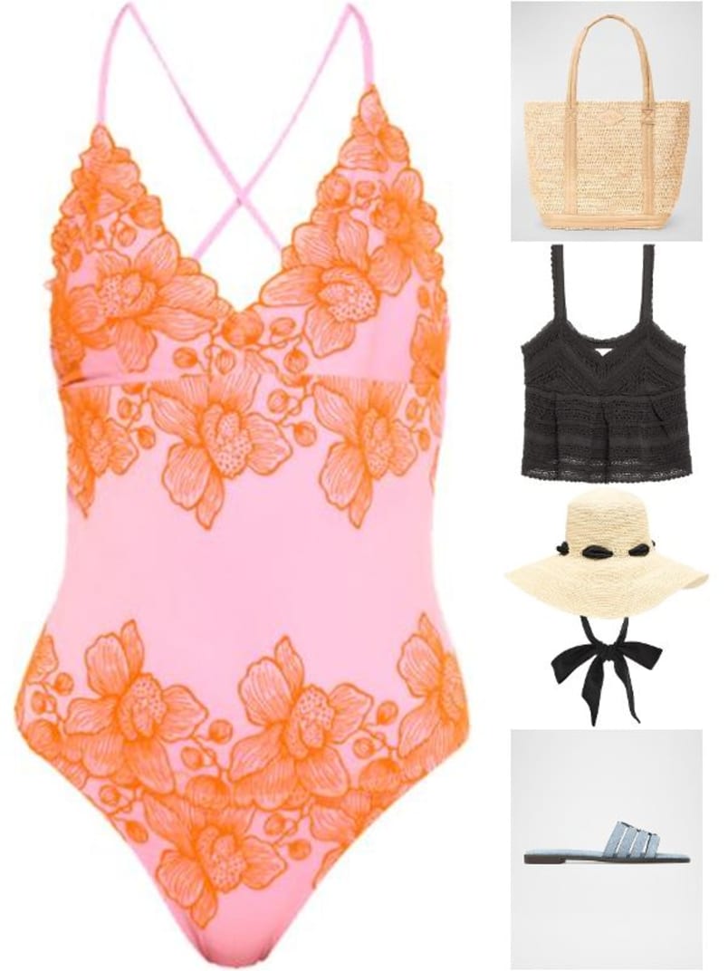 Gigi Burris June Packable Straw Sun Hat | Neiman Marcus