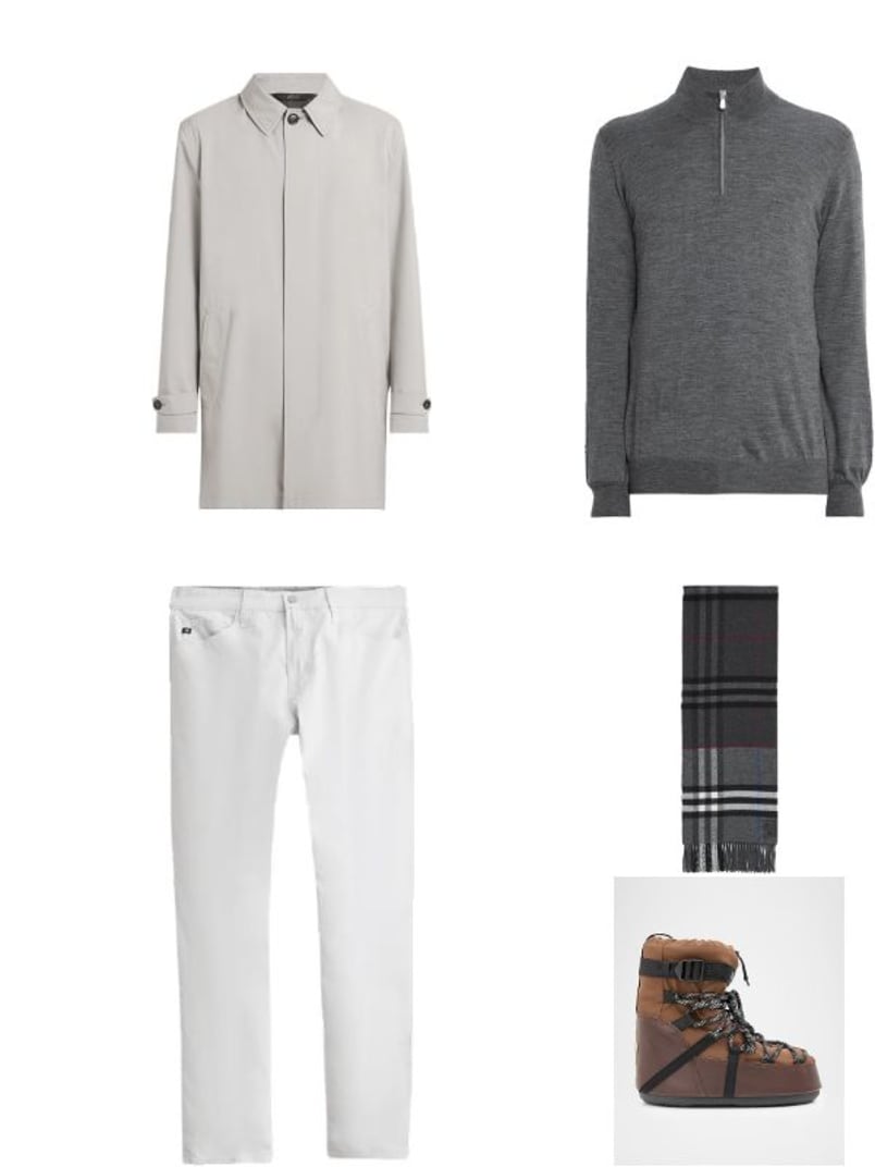 Paul Smith Men's Cashmere Signature Stripe Edge Scarf | Neiman Marcus