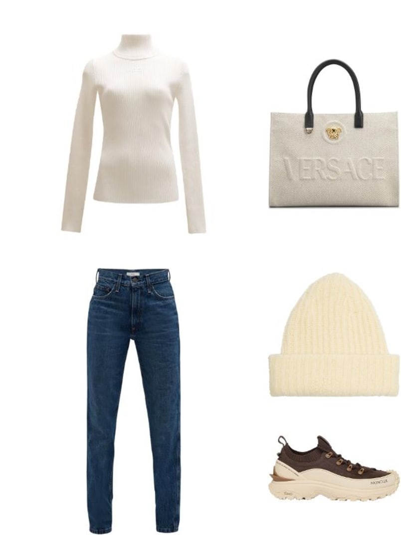 Guest in Residence Cloud Wool Ribbed Beanie | Neiman Marcus