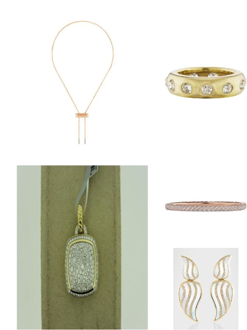 Sorellina 18K Yellow Gold Stardust Statement Earrings with Mother Of ...