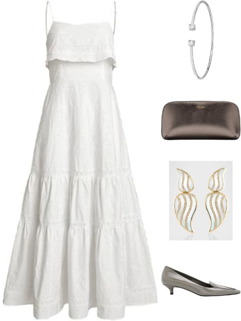 Sorellina 18K Yellow Gold Stardust Statement Earrings with Mother Of ...