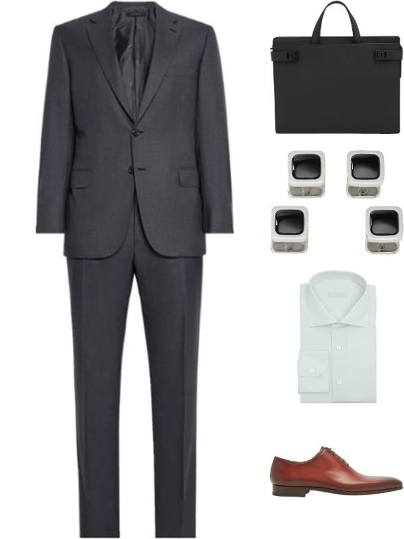 Stefano Ricci Men's Cotton Dress Shirt | Neiman Marcus