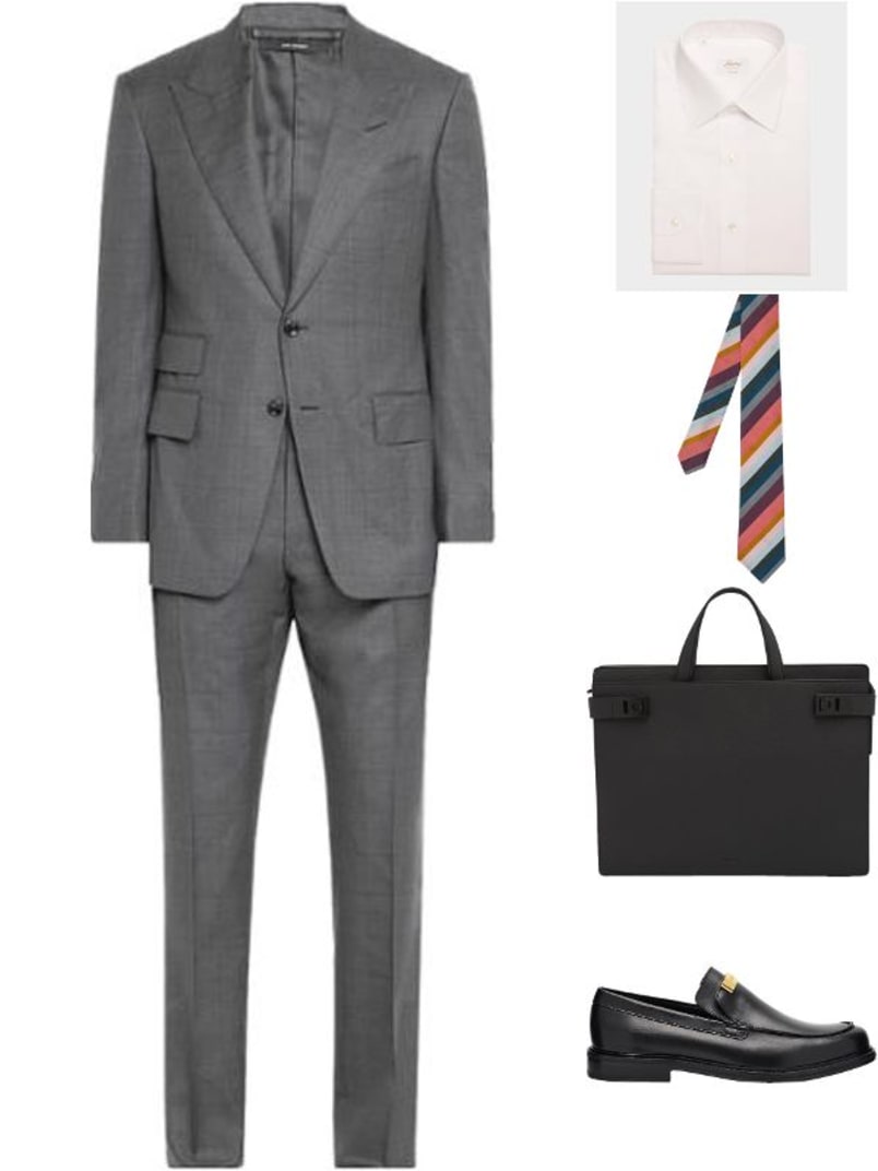 Paul Smith Men's Artist Stripe Silk Tie | Neiman Marcus