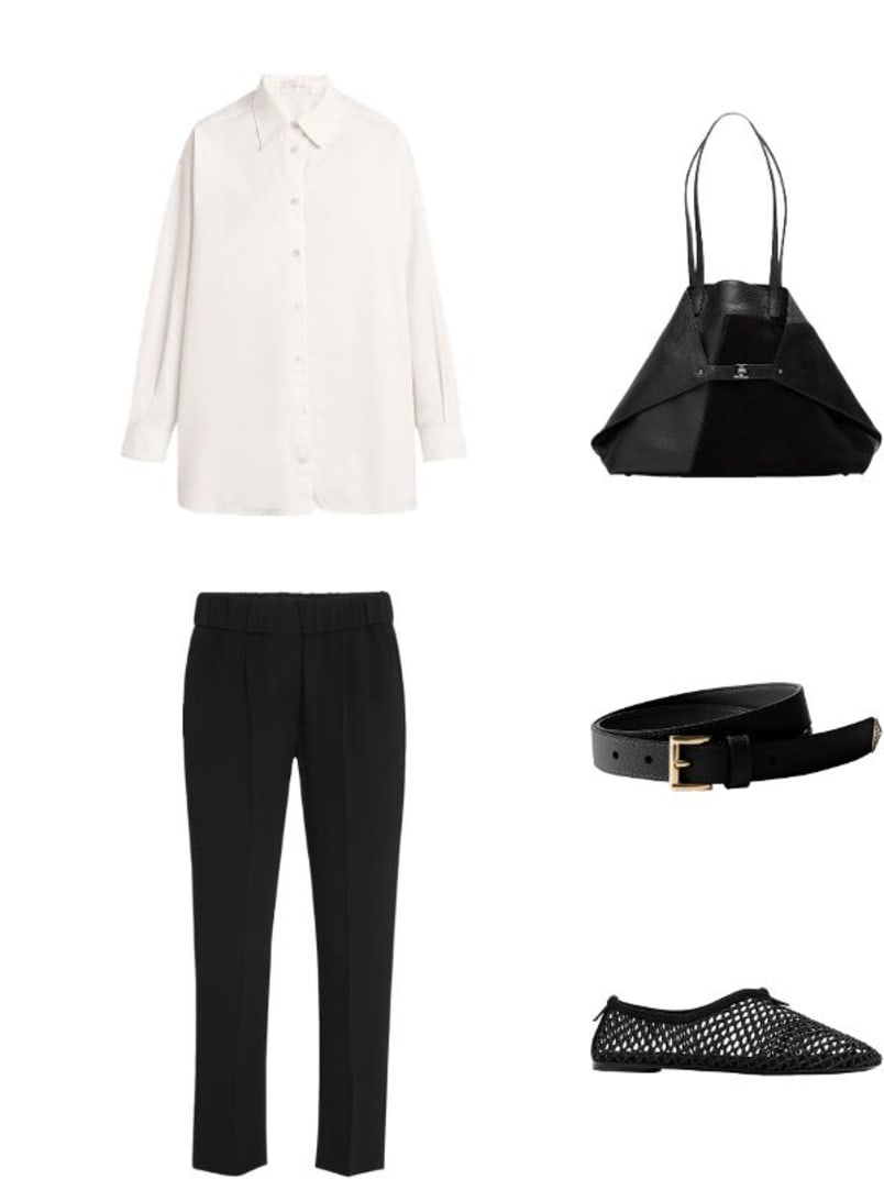 Prada Triangle Calf Leather Belt | Neiman Marcus