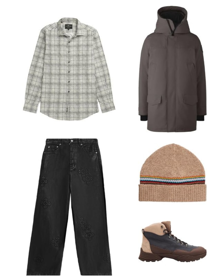 Paul Smith Men's Lambswool Signature Block Stripe Beanie Hat | Neiman ...