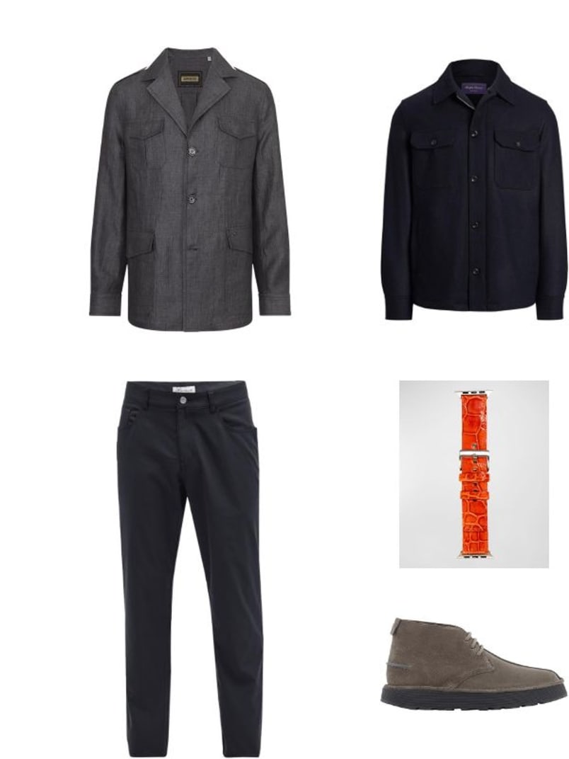 Ralph Lauren Purple Label Felton Cashmere-Blend Shirt Jacket | Neiman ...