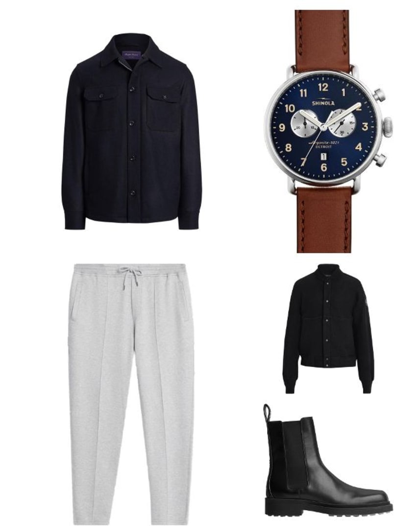 Ralph Lauren Purple Label Felton Cashmere-Blend Shirt Jacket | Neiman ...