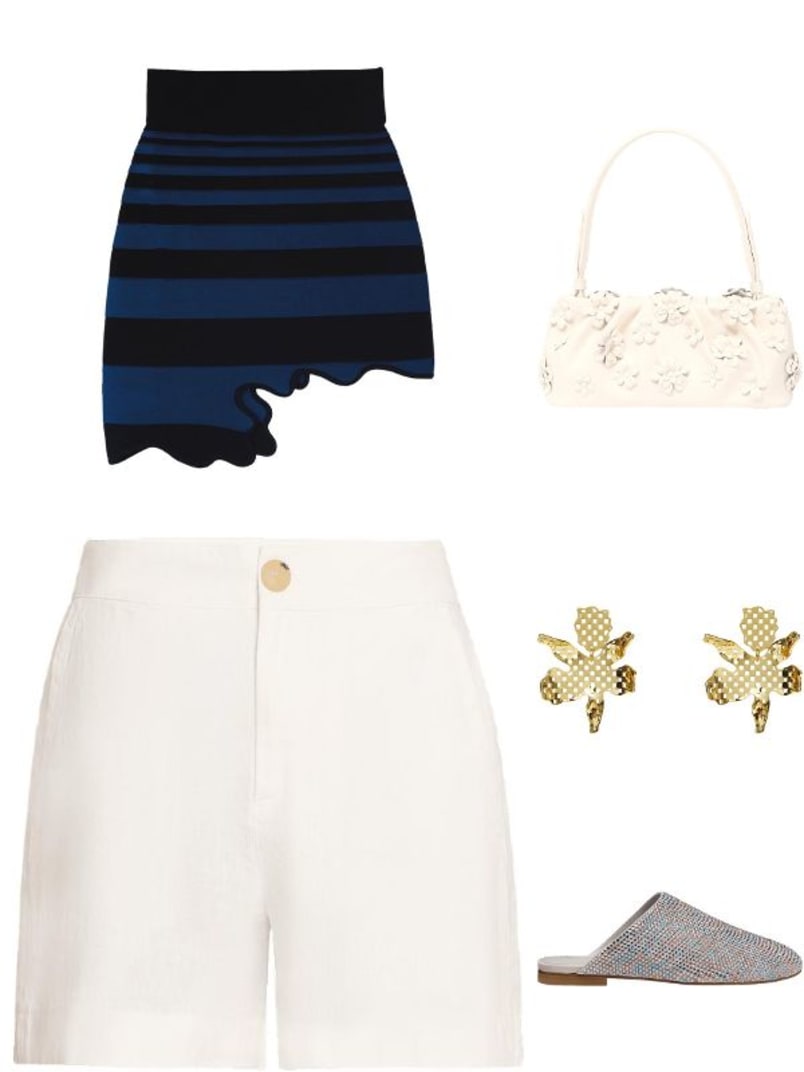 Lele Sadoughi Cutout Paper Lily Earrings | Neiman Marcus