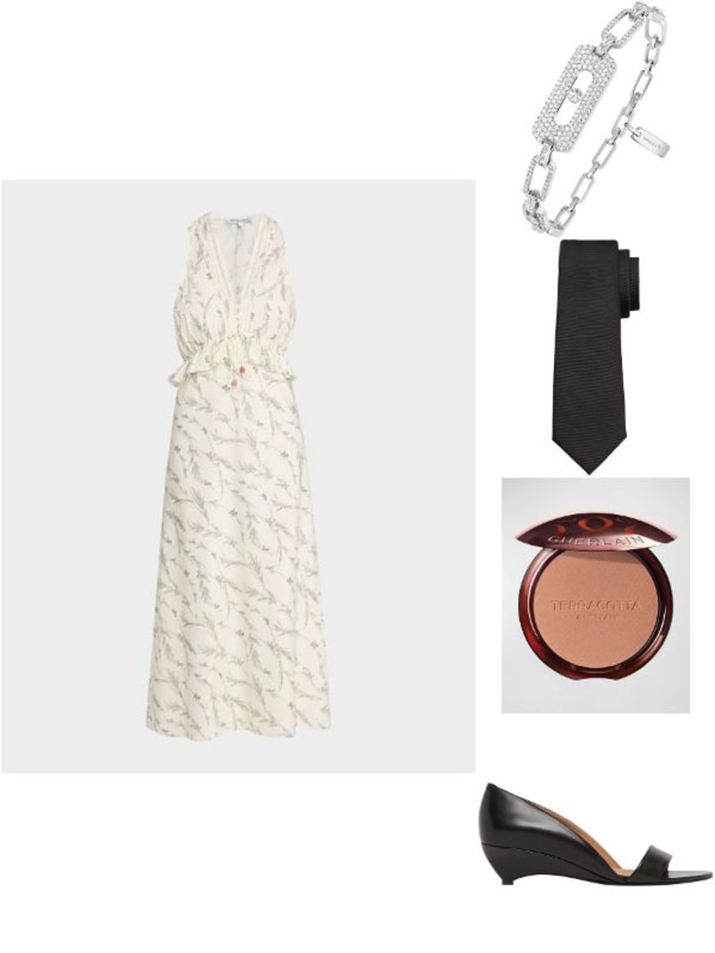 Veronica Beard Domingo Floral Midi-Dress | Neiman Marcus