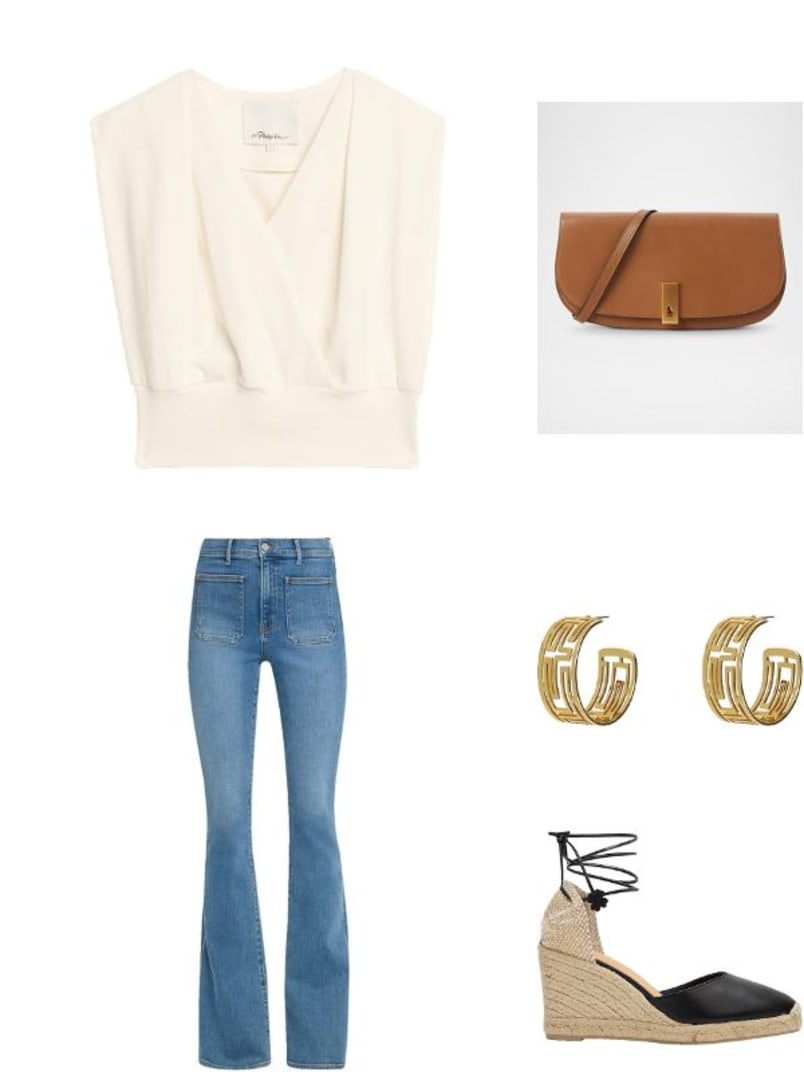 Lele Sadoughi Greek Key Hoop Earrings | Neiman Marcus