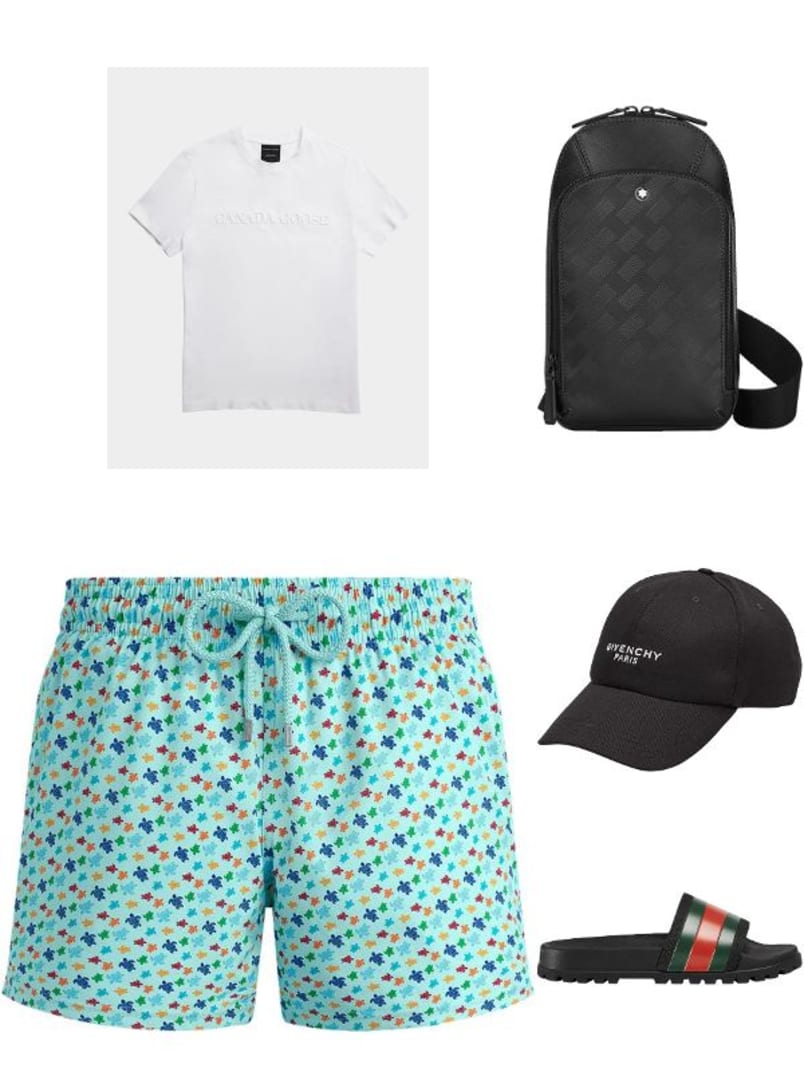 Vilebrequin Men's Micro Ronde des Tortues Swim Trunks | Neiman Marcus