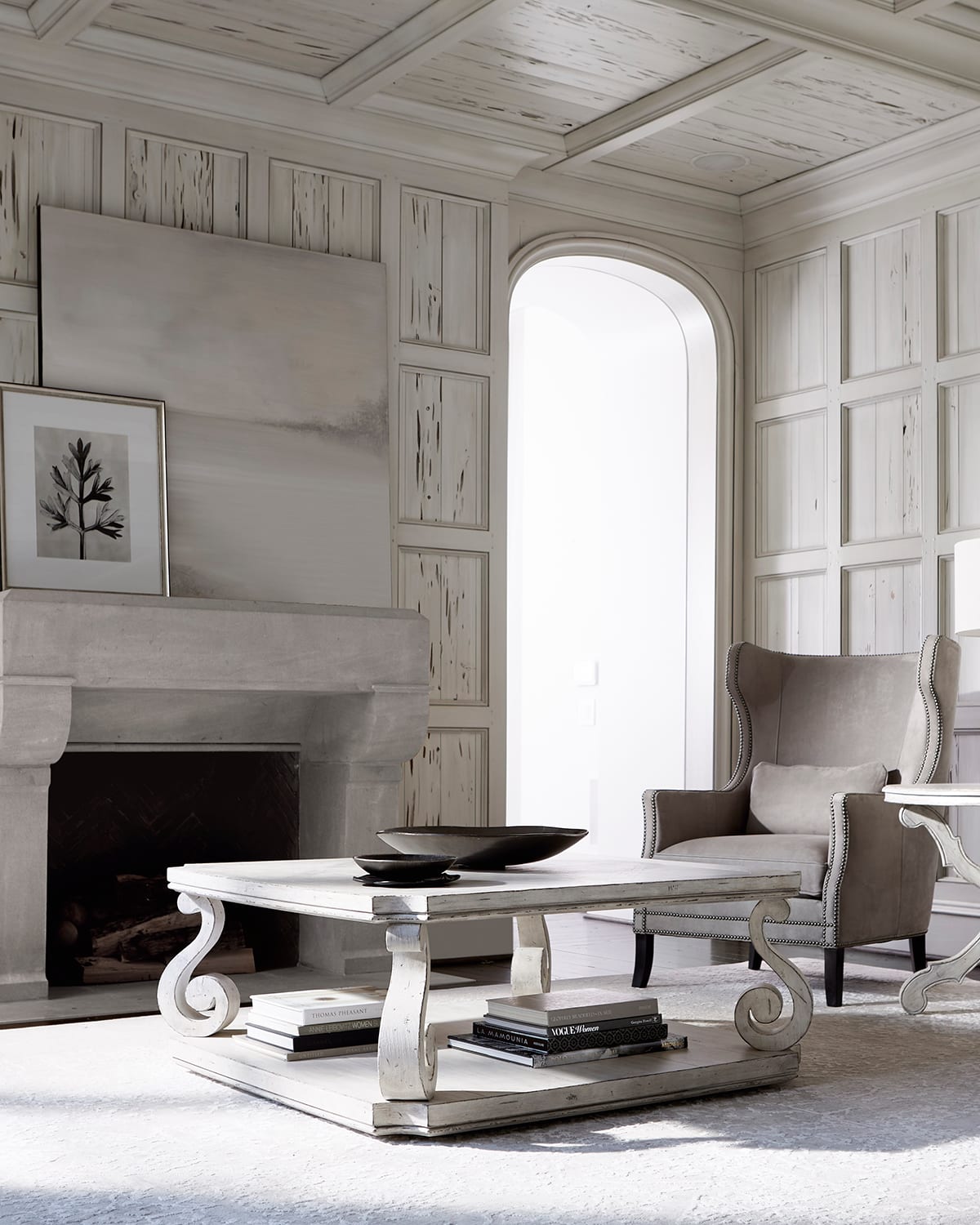 Bernhardt Interiors Mirabelle Square Cocktail Table In White | ModeSens