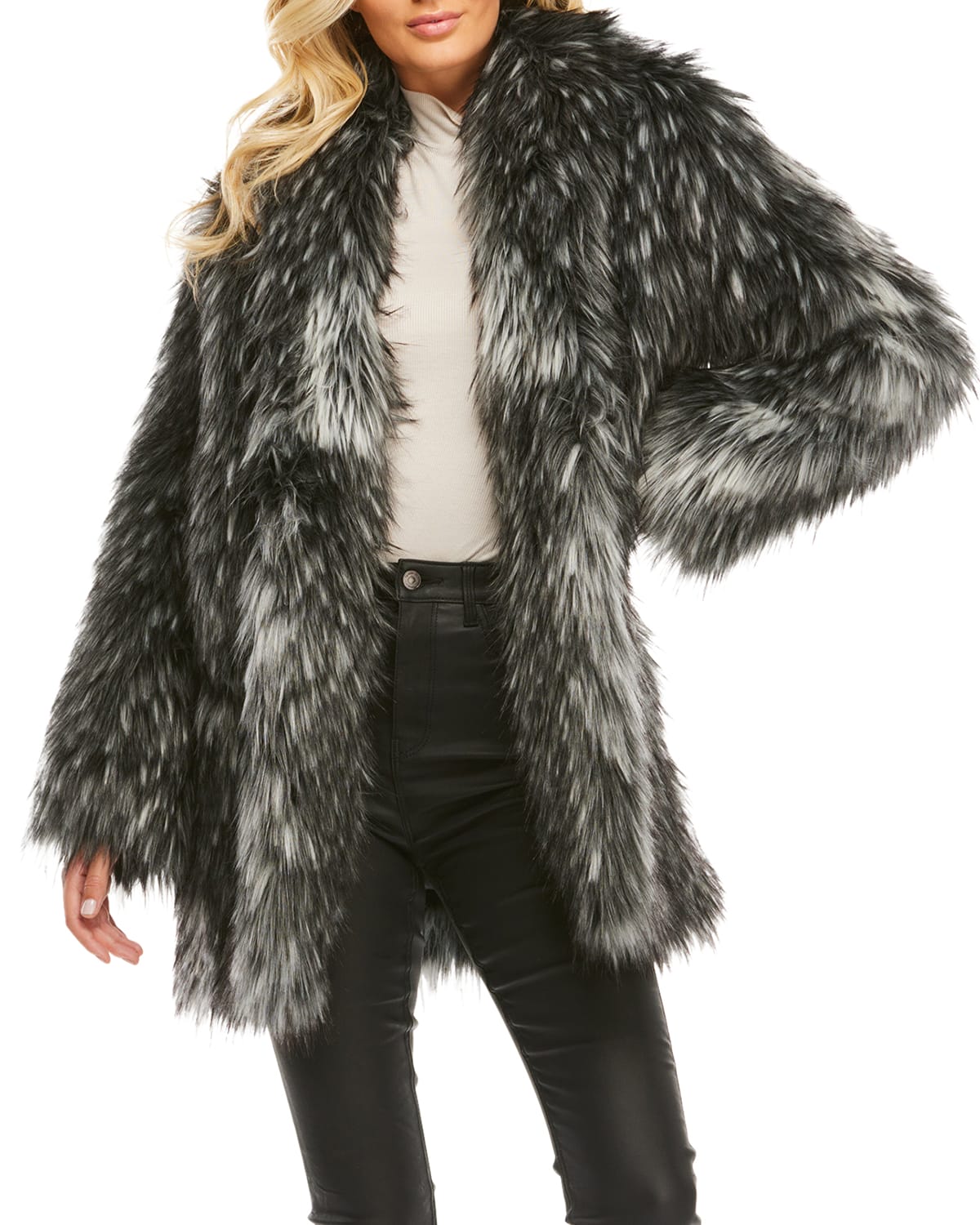Fabulous Furs Limited Edition Faux Fur Coat In Smokey | ModeSens