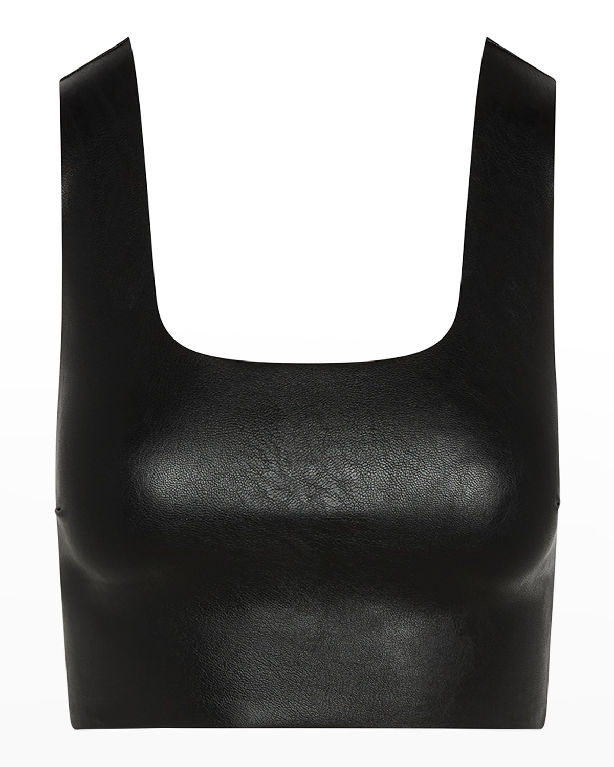Commando Faux Leather Crop Top Smart Closet