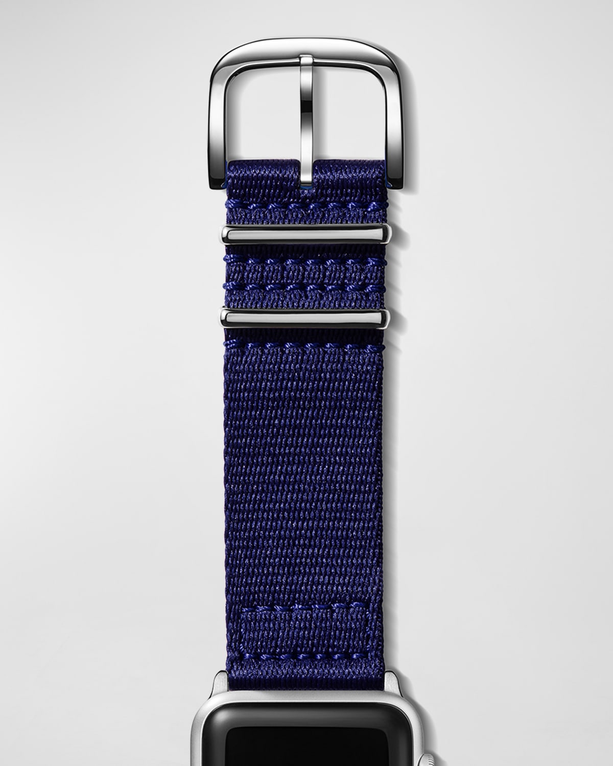 Shinola Men's 24mm Nylon Strap For Apple Watch In Dark Blue | ModeSens