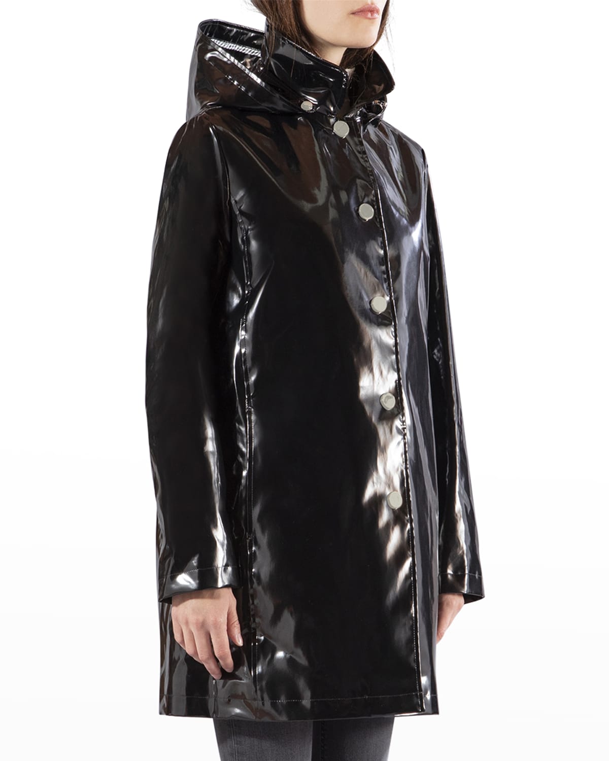 Jane Post Iconic Princess Slicker In Black | ModeSens