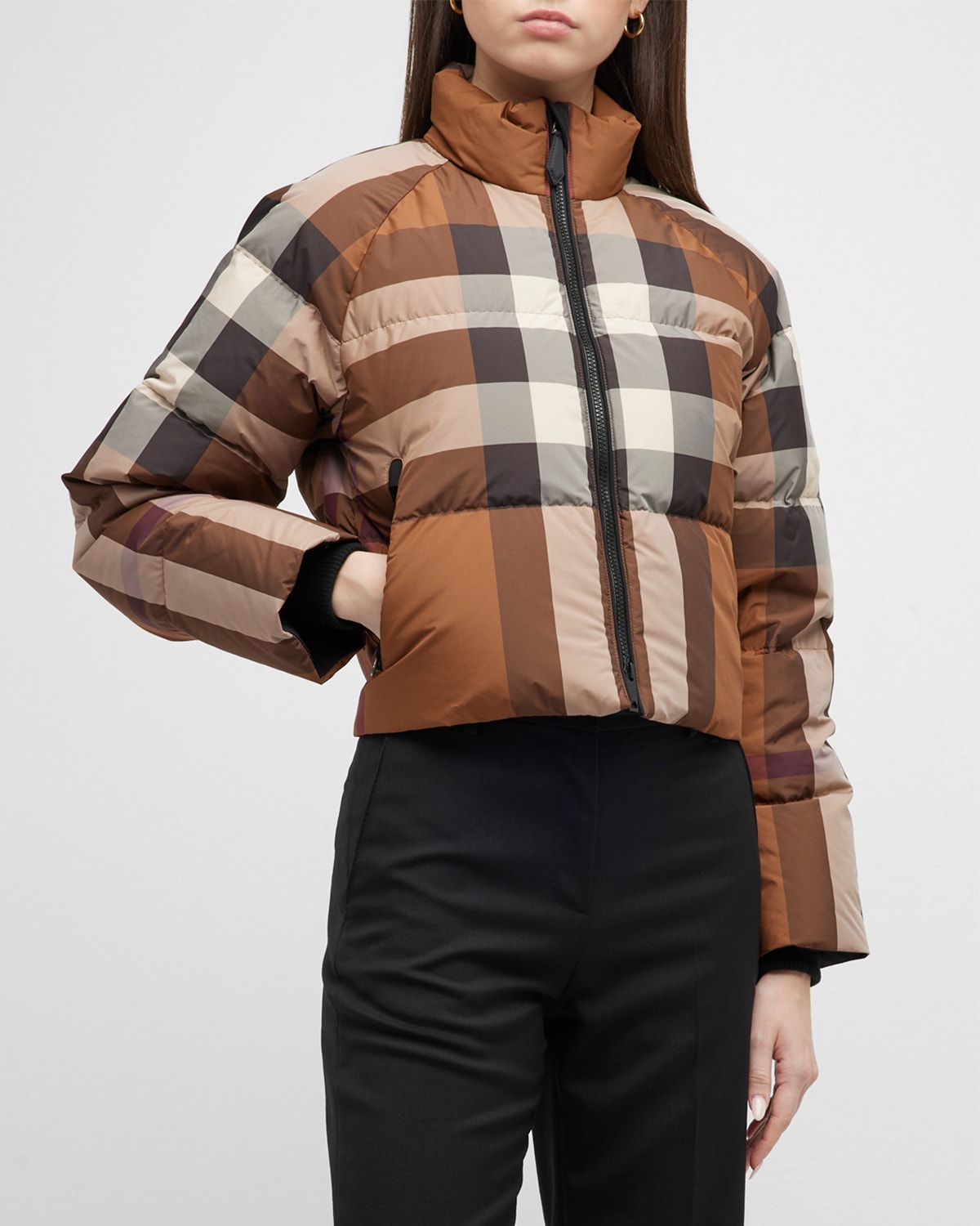 Burberry Vintage Check Puffer Short Jacket | Smart Closet