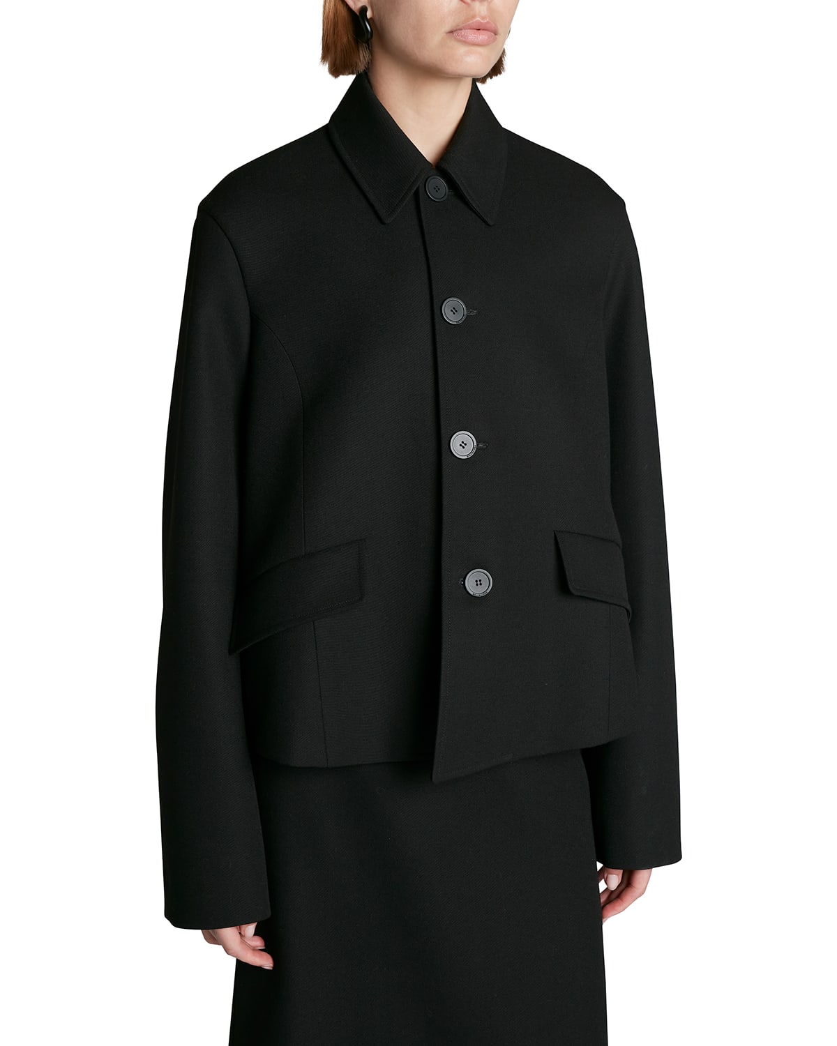 Balenciaga Deconstructed Wool Barathea Jacket | Smart Closet