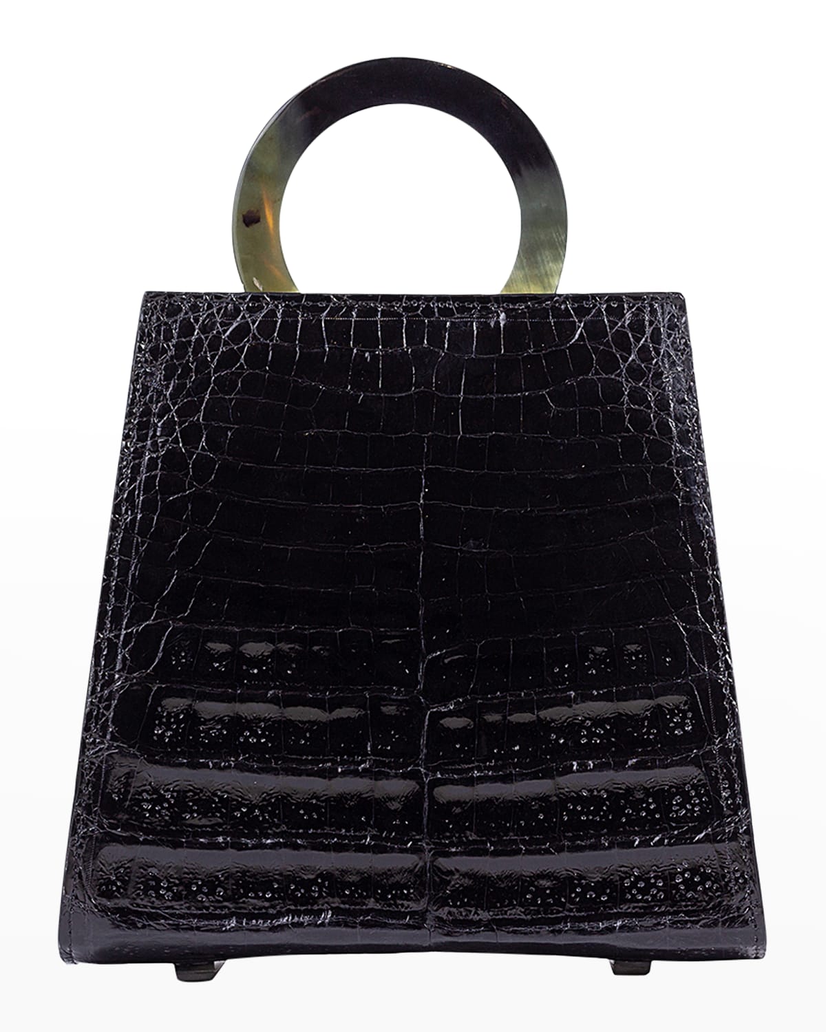 Adriana Castro Azza Crocodile Top-handle Bag | ModeSens