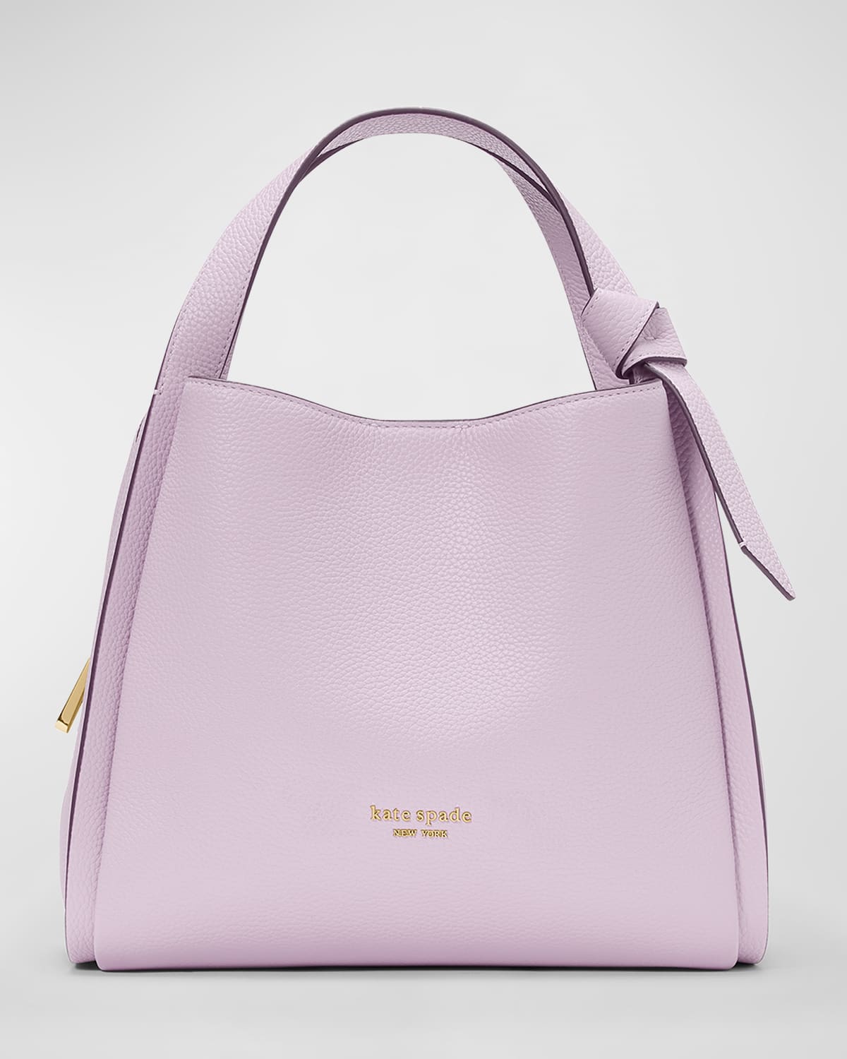 Kate Spade Knott Medium Leather Tote Crossbody Bag In Violet Mist ...